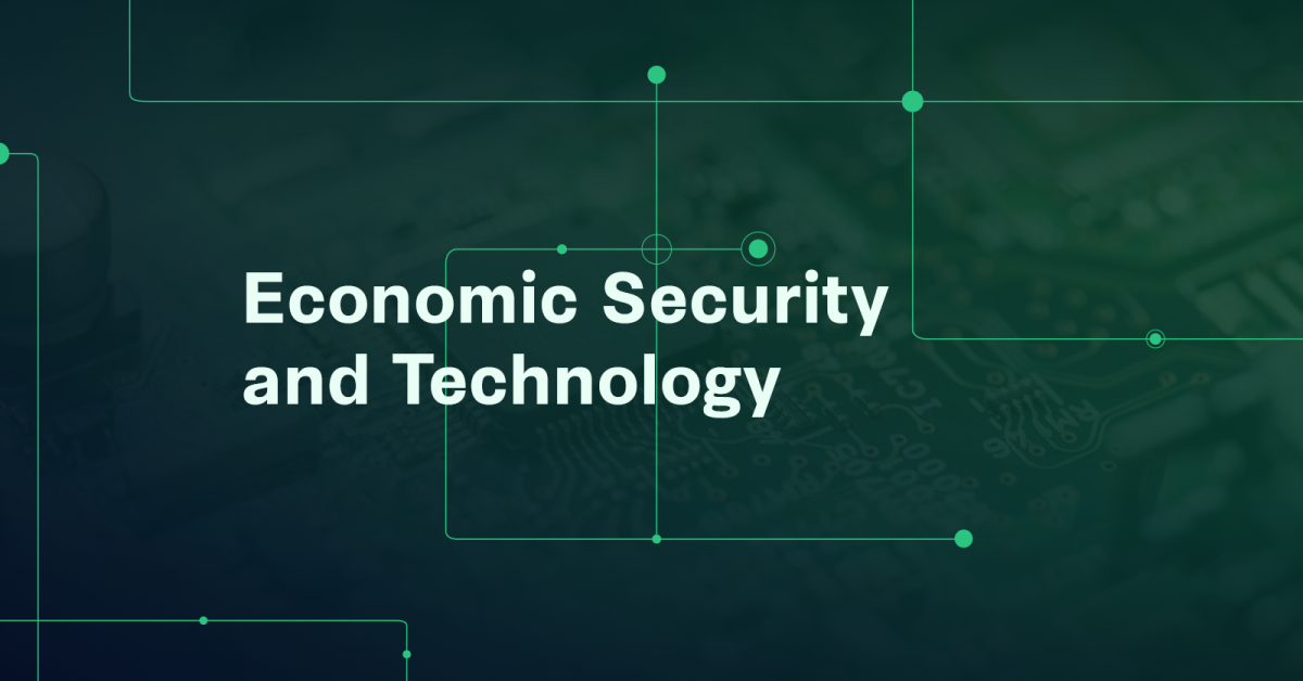 Economic Security and Technology